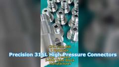CNC Turn‑Mill Composite Stainless Steel High‑Pressure 3‑Way Valve Block Manufacturer