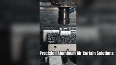 CNC Precision Aluminum Air Curtain Custom Machining