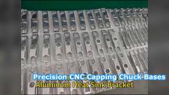 Custom CNC Machined Aluminum Heat Sink Bracket | Precision Machining Manufacturer