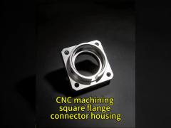 Turn-Mill CNC Expert - Square Flange Multi-Cavity Connector