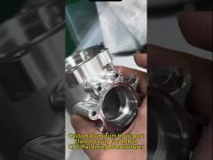 Custom Aluminum Multi-port Flange Cavity For Robot | CNC Machining Manufacturer