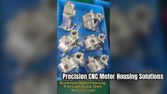 Custom CNC Machined Aluminum Motor Housing, Precision Motor Shell Manufacturer