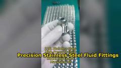 316L Stainless Steel High‑Pressure Fluid Connector | CNC Machining Expert Manufacturer