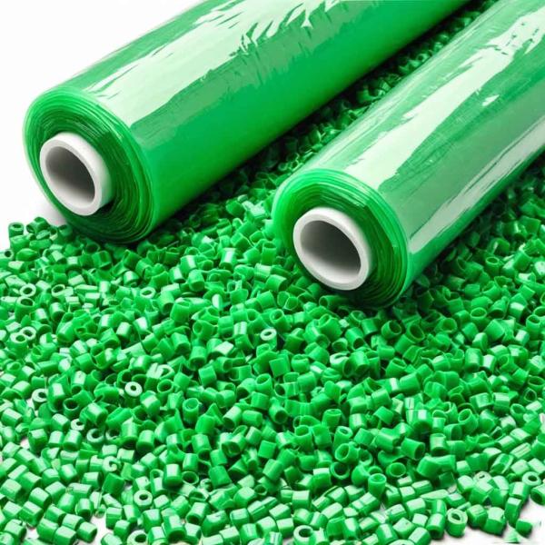 EVA Green Color Antibacterial Masterbatch Plastic Filler For PP PET Food Packaging Film Blowing