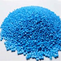 China Foamed Blue EVA Color Masterbatch for Swimming Boards - Heat Resistant to 200°C with 7-8 Light Fastness Grade for sale