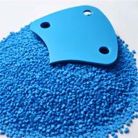 China Foamed Blue EVA Color Masterbatch for Swimming Boards - Heat Resistant to 200°C with 7-8 Light Fastness Grade for sale