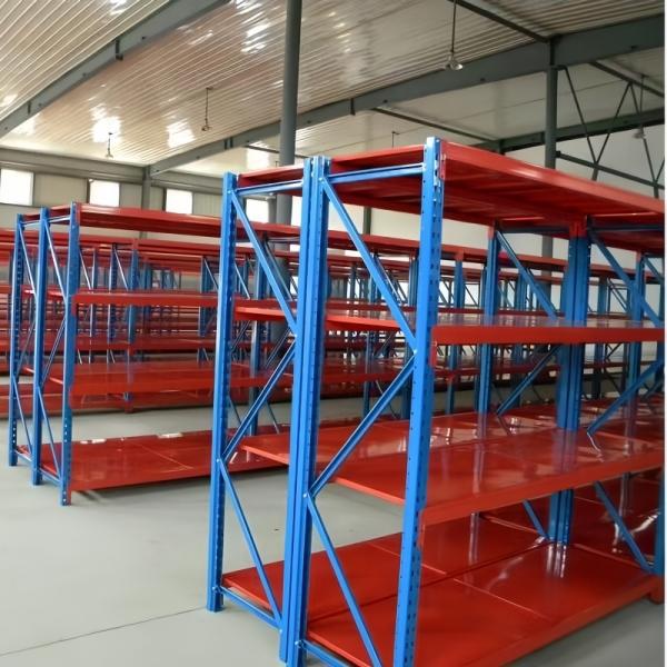 Quality Medium Storage Shelf Unit Warehouse Steel Pallet Shelves Metal Frame for for sale