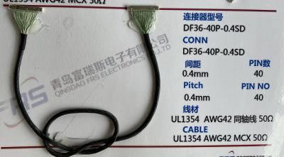 Cina cablaggio radiofonico del cavo di 400mm LVDS, cablaggio LCD del cavo Awg42 in vendita