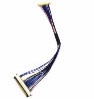 China Electronic Micro Coaxial Cable 360mm Kel Flat Single Shield for sale