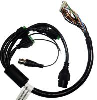 China Rj45 Camera Cable Assemblies Waterproof 100mm Security Coaxial for sale
