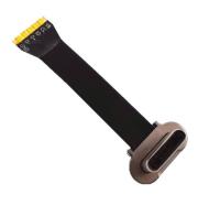 China Ultra Thin Soft FPC Flat Cable Type C USB Flat Ribbon Cable for sale
