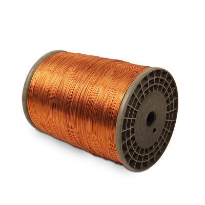 China 0.16mm 0.18mm Rectangular Flat Round Enamelled Copper  Wire for sale