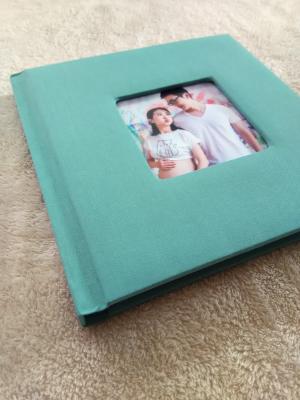 China De eigengemaakte Vloed zet Wit van de 12 x 8 Albums het Gouden Strook van de Huwelijksfoto op Te koop