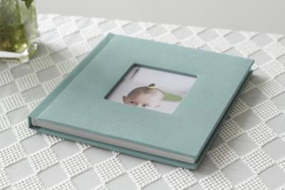 China Waterdicht de Vrienden/de Babystof Behandeld Fotoalbum van 11x14 met Venster Te koop