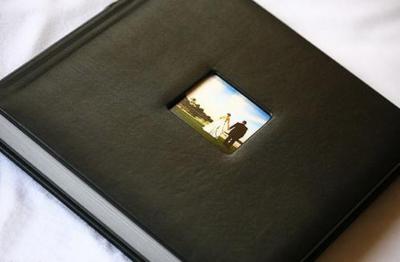 China Black Elegant Memories Pregnancy / Baby Girl Photo Album With Leather Cover for sale