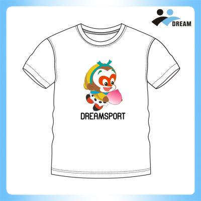 China China manufacture cheap dry fit polyester custom short sleeves t shirt, white mans t shirt running for sale