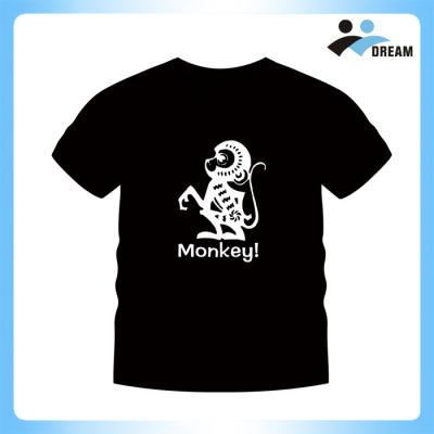 China China manufacture wholesale dry fit polyester custom short sleeves t shirt, Black mans t shirt running design for sale