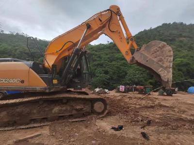 China Yellow Short CX210 Excavator Tunnel Boom Q355B Material Durable for sale