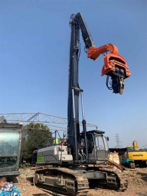 China Practical Sturdy Excavator Sheet Pile Driver , Thickened Vibratory Pile Hammer for sale