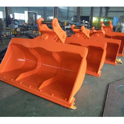 China Cleaning Hydraulic Tilt Excavator Bucket Q355B NM400 Hardoc500 Optinal for sale