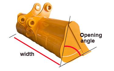 China For Komatsu for Caterpillar Hitachi Excavator for Komatsu for Caterpillar Mini Excavator Hydraulic Mud Cleaning Tilt Bucket for sale
