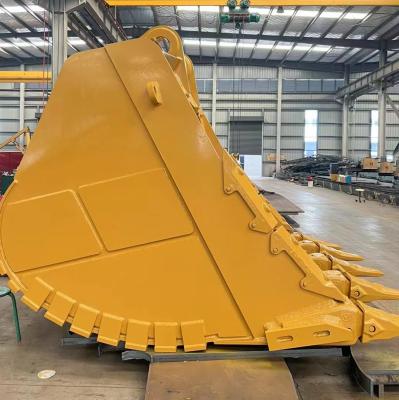 China Customizable Rock Bucket Excavator Bucket Heavy Duty Mining Rock Digger Bucket With Teeth for Backhoe Loader and Construction for sale