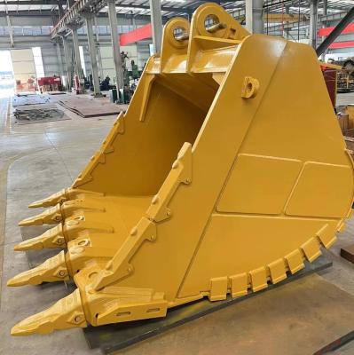 China Customizable Rock Bucket Excavator Bucket Heavy Duty Mining Rock Digger Bucket With Teeth for Backhoe Loader and Construction for sale