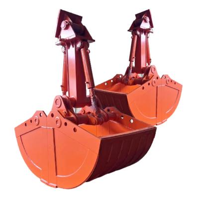 China 0.8cbm / 1cbm Excavator Clamshell Bucket For CAT320 ZX200 DX200 SK200 for sale
