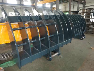 China High Quality Root Rake For Hitachi Ex60 Excavator , Oem Mini Digger Rake Bucket for sale