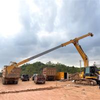 China Excavator Telescopic Dipper Arm 14m down reach for Subway work for sale