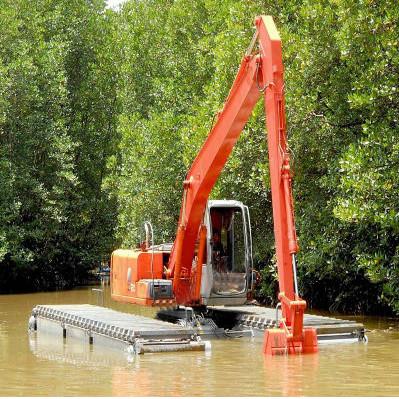 중국 14 Meter Long Reach Boom For River Cleaning Excavator Amphibious 판매용
