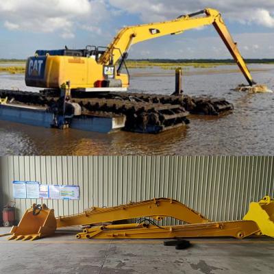 Cina Custom Long Reach Excavator Reach, OEM ODM 8-30 Meter Extended Boom Arm per CAT Hitachi 6-120 tonnellate Excavator Long Arms in vendita