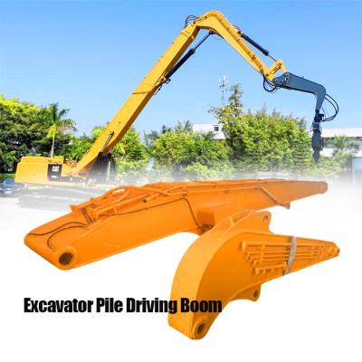 China 7.5 Ton Excavator Pile Driving Boom-Machine met 2.3m X 1.6m X 2.2m Grootte en ISO9001-Certificatie Te koop