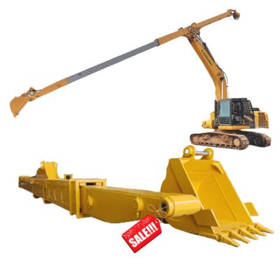 China Two Section Excavator Telescopic Boom Arm For 6-36 Ton With Standard Bucket for sale