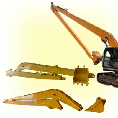 China Yellow Red Long Reach Excavator Booms 19m 20m 21m 22m For Cat Komatsu Hitachi for sale