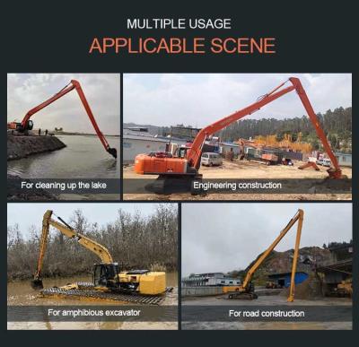 Cina Custom Long Reach Excavator Reach, OEM ODM 8-30 Meter Extended Boom Arm per CAT Hitachi 6-120 tonnellate Excavator Long Arms in vendita