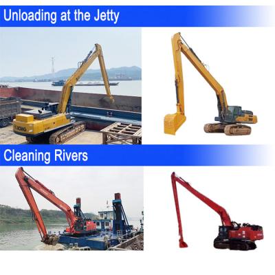 China Premium Sale Long Reach Excavator Booms With Bucket For Excavation Excavator Long Arm Long Boom long reach excavator boom  excavator boom arm for sale