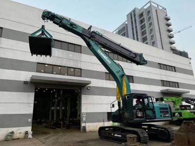 Cina Escavatore Arm di demolizione a tre sezioni Hyundai R225 personalizzato 25T-45T Progetto di demolizione di grattacieli Q355B in vendita