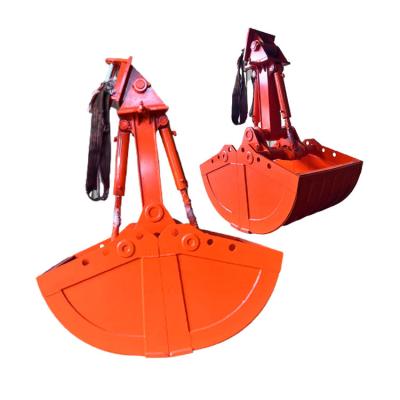 China Hydraulic Clamshell Bucket Volume 1.5CBM for Sand Unloading 28-30 Ton Excavator Bucket Claw for sale