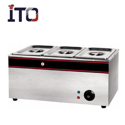 Cina CH-3 Hot Selling Commercial Bain Marie Food Warmer Electric Machine ITO-CI-B3 in vendita