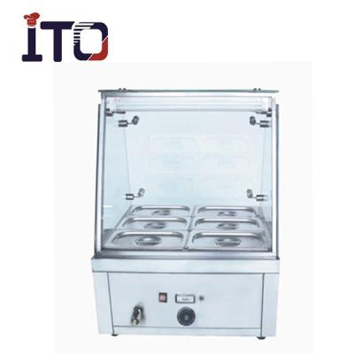 Cina Commercial Electric 6 Pan Worktop Catering Bain Marie Machine 580*580*710mm in vendita