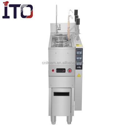 Cina Industrial JL-002Automatic stainless steel automatic pasta cooker (3 baskets) in vendita