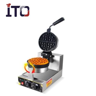 Cina Wholesale Stainless Steel Flip Electric Waffle Maker Hotel Factory Table Top Machine in vendita