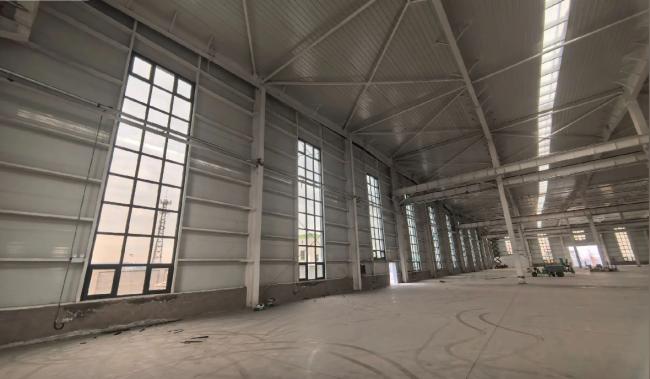 Professional team working on steel structure design