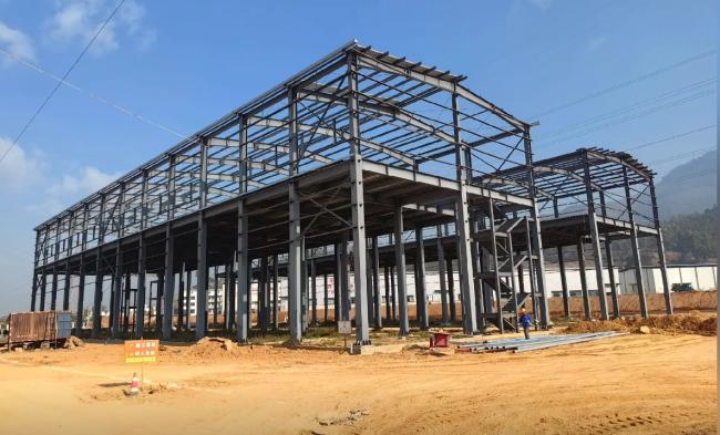 Steel structure manufacturing process