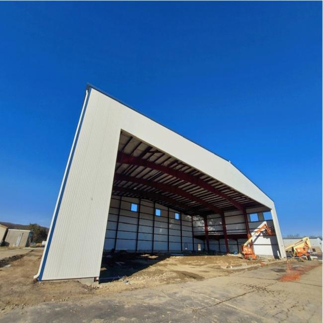 Steel structure components for hangar