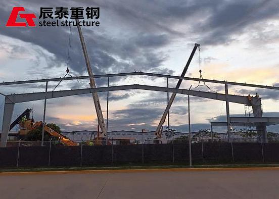 Steel beam installation process