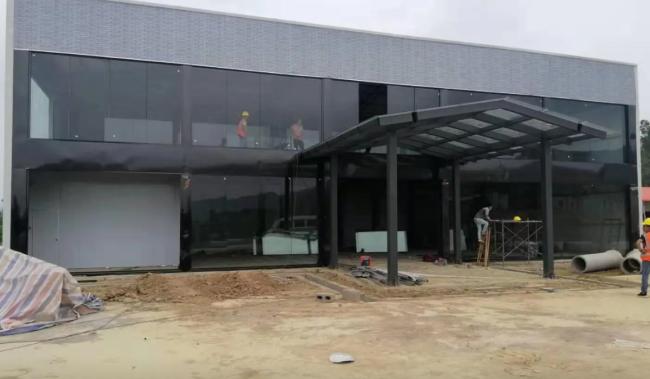 Steel structure assembly process