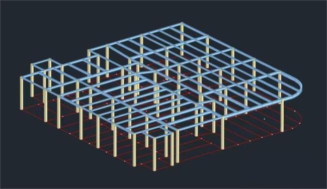 Completed multi-storey steel structure building