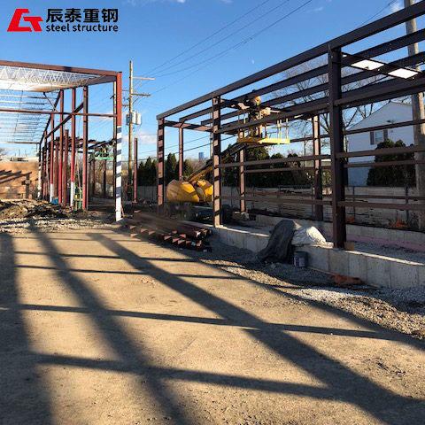 Interior view showing bridge crane installation